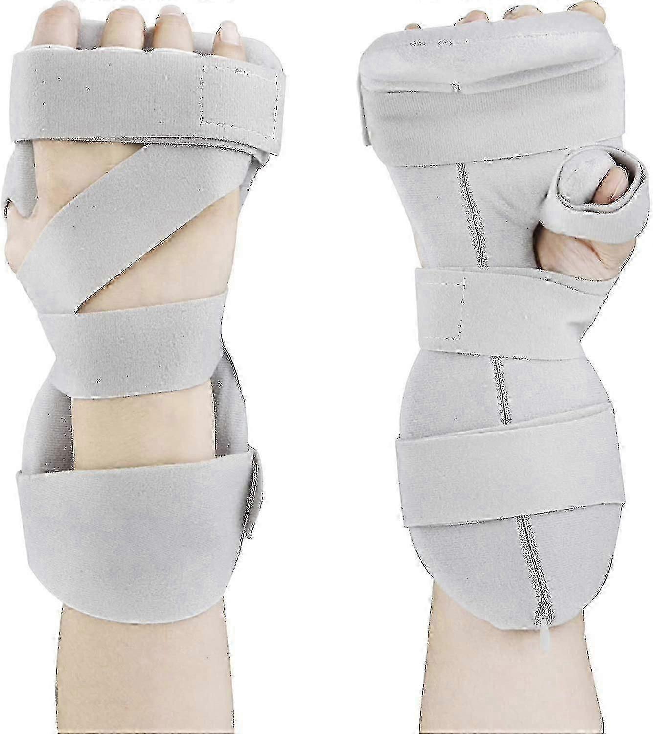 Stroke Hand Splint Soft Function Rest Wrist Orthosis Night Hand Splint ...