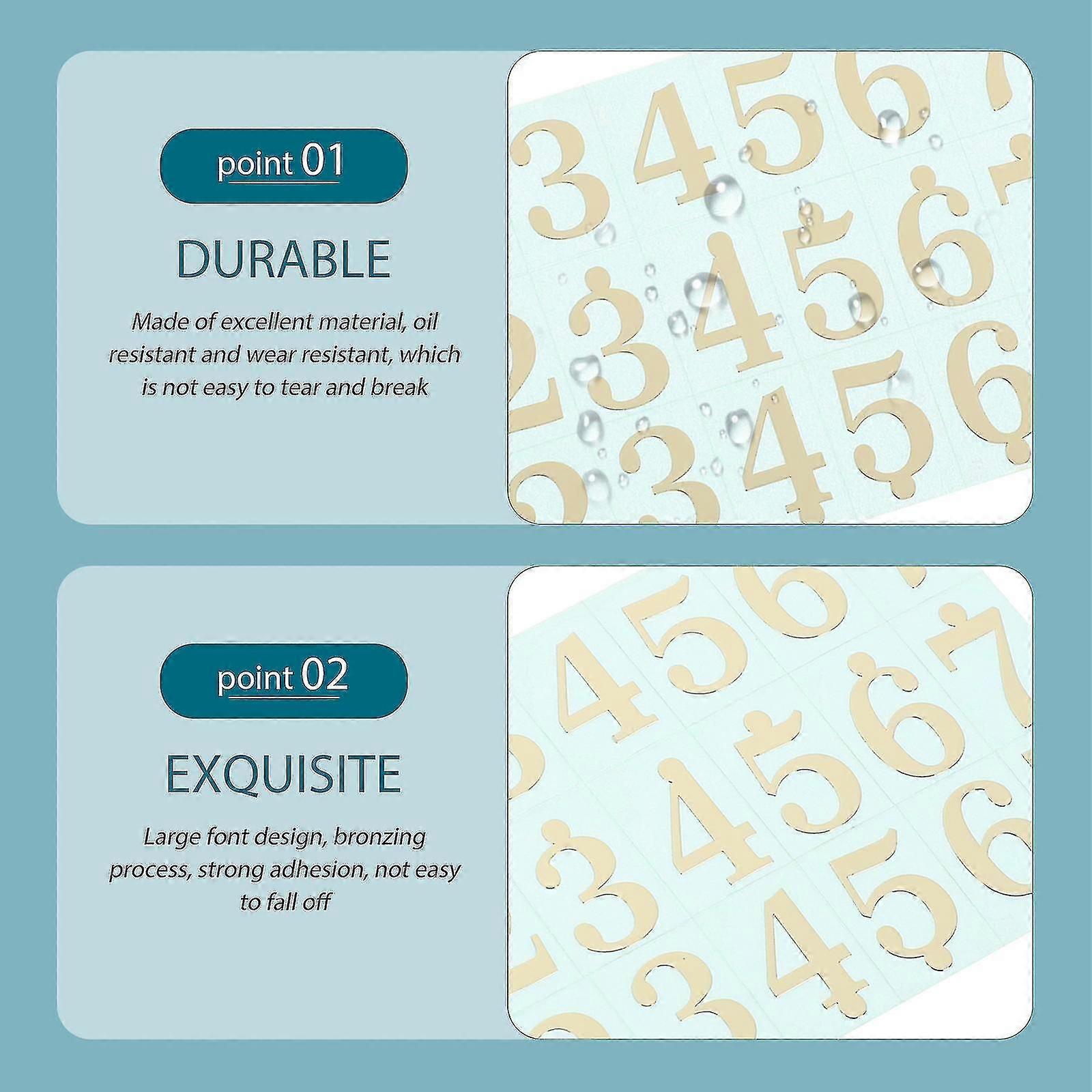 2 Pcs Sticker Numbers Tongue Drum Decal Musical Note Sticker Note ...