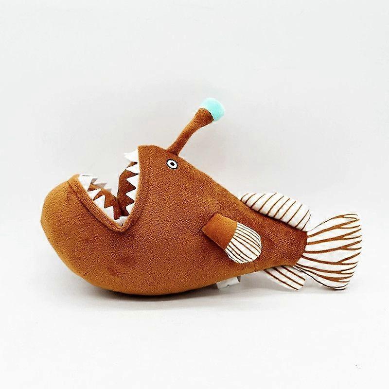 Soft Cartoon Lantern Fish Plush Toy Simulation Monkfish Cute ...