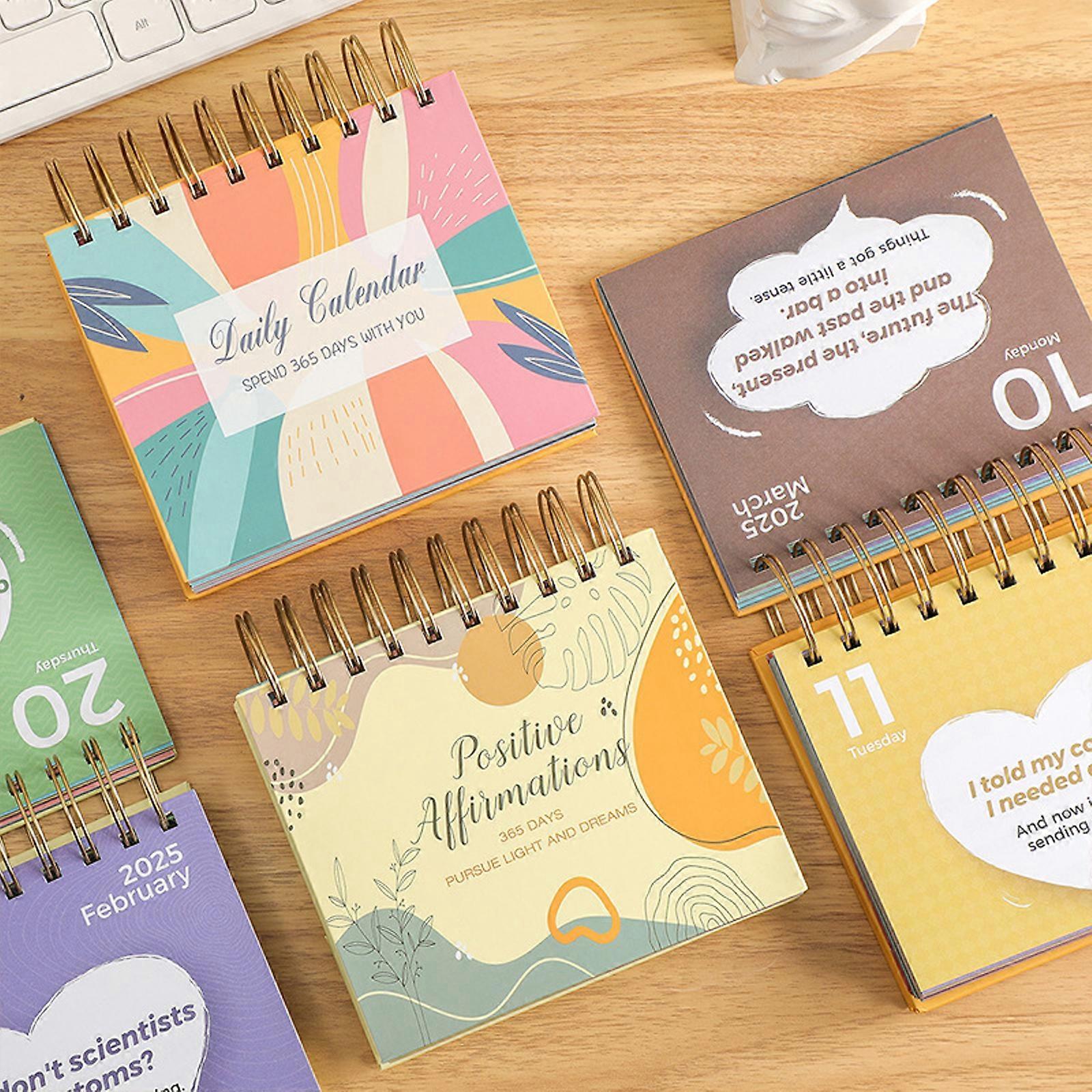 Small 2025 Desk Calendar 1 Day Per Page From January 2025 to December ...