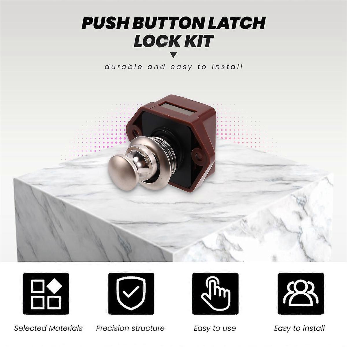 Push Button Latch Lock Door Catch Knobs | Fruugo AU