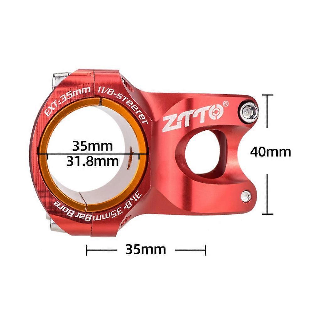 ZTTO XC35 31.8 35mm 2-in-1 0-Degree Mountain Bike Handlebar Stem ...