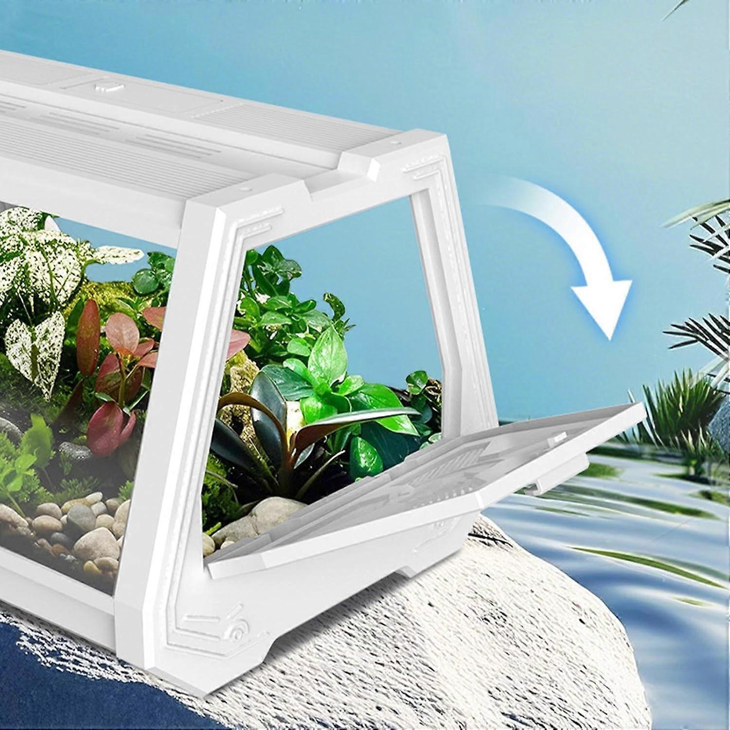 Reptile Aquarium - Compact Foldable Habitat Carrier with Airflow Design ...