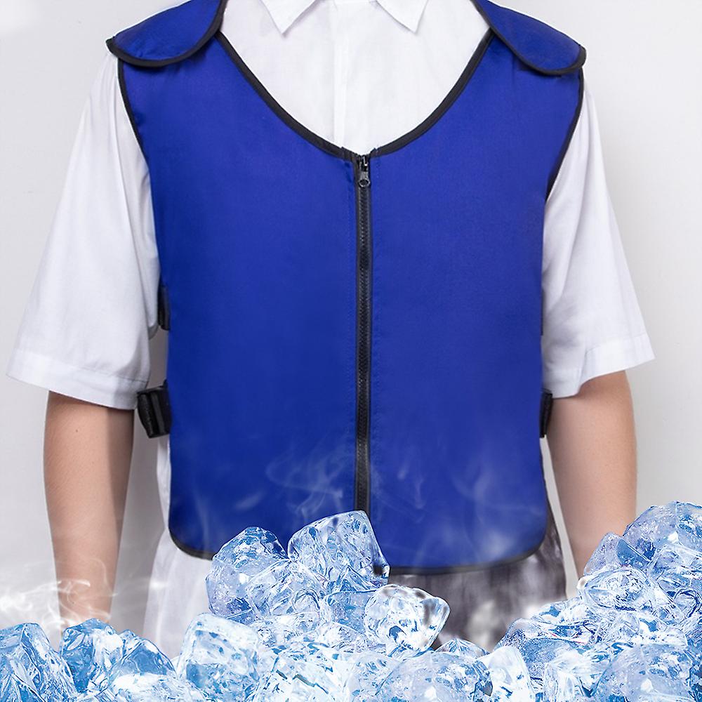 Summer Cooling Vest Ice Vest Heat Relief With 20 Cooling Ice Packs For ...