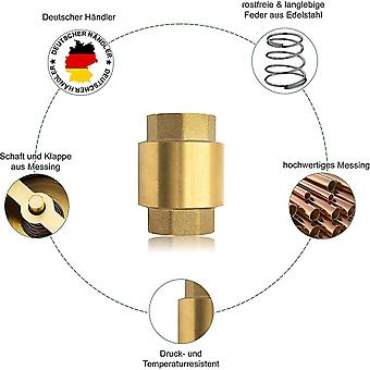 1 1/2 tums backventil tillverkad av kraftig högkvalitativ mässing ...