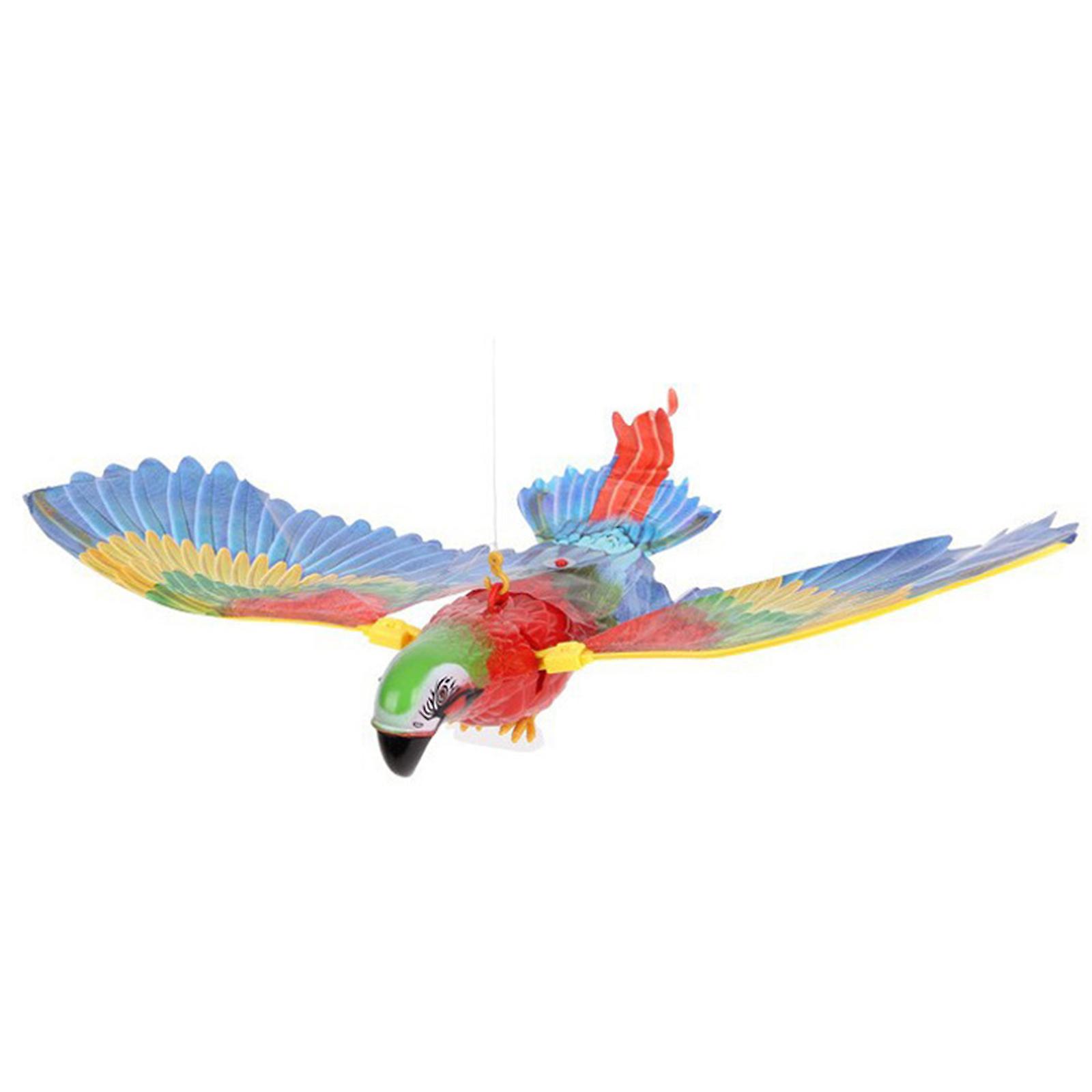 Interactive for Cat Bird Toys Flying Moving Parrot Electric Battery ...