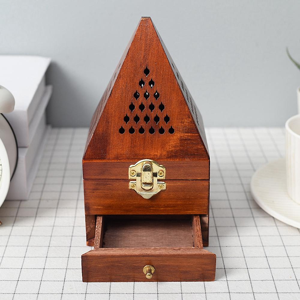 Wooden Agarwood Sandalwood Box Burner Burner Antique Aromatherapy ...