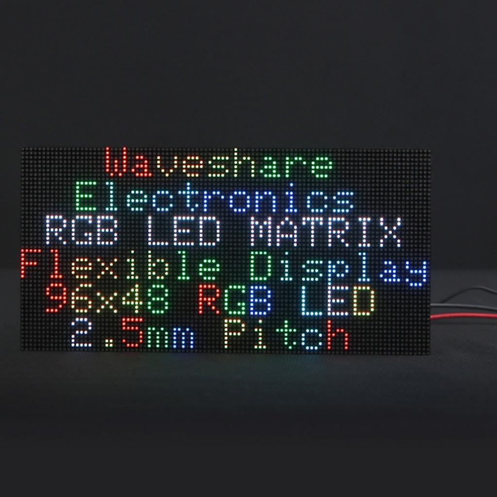 96x48 RGB Flexible LED Panel Matrix Programmable Addressable NeoPixel ...