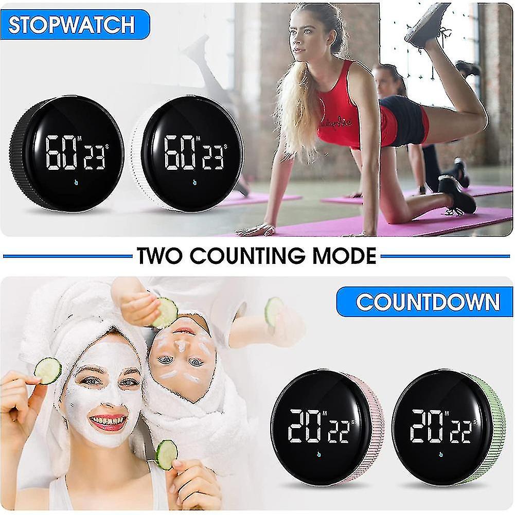 Rechargeable Kitchen ,magnetic Productivity Timer With Led Display ...