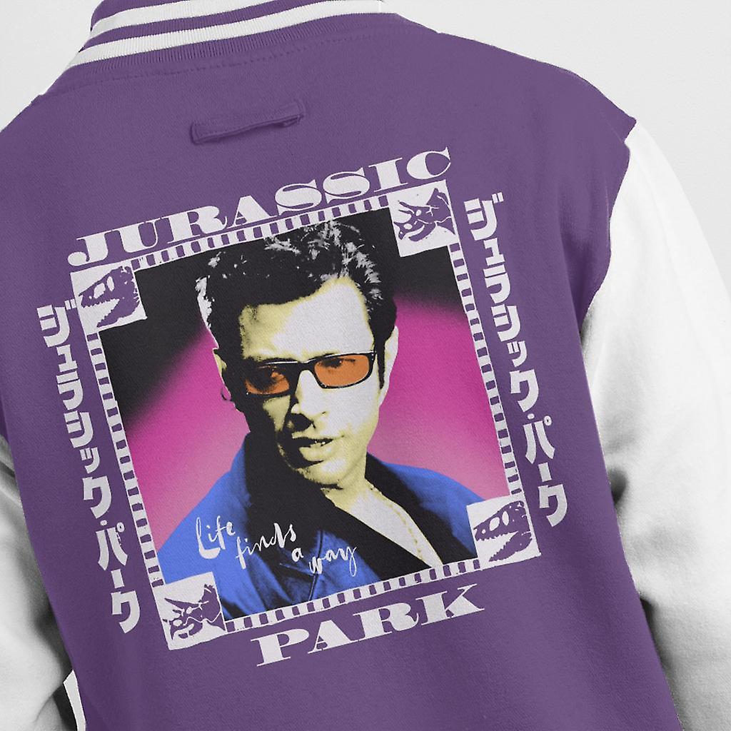 Jurassic Park Ian Malcolm Life Finds A Way Men's Varsity Jacket | Fruugo CH