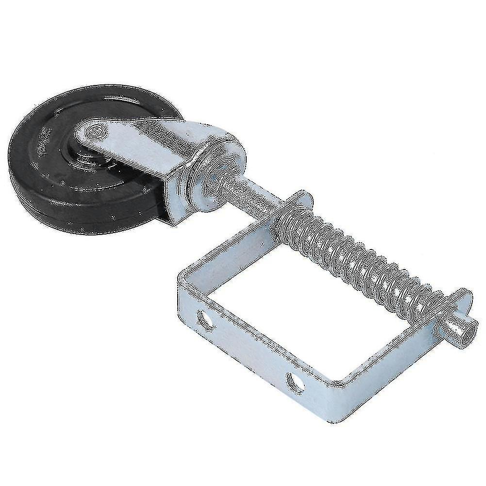 4 Inch Rubber Gate Wheel Spring Loaded Swivel Caster Heavy Duty 220lbs ...