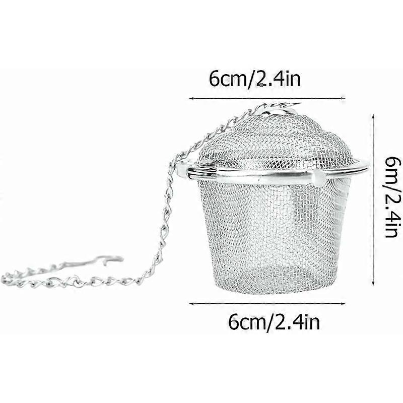 Stainless Steel Spice Ball, Spice Filter Tea Ball Tea Infuser with ...