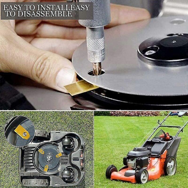 Titanium Knife Blades 30 x Robot Lawn Mower Replacement Blades for All ...