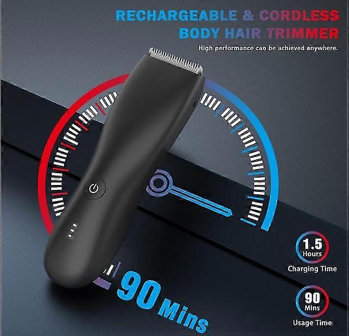 Pubic Hair Trimmer, Electric Groin And Body Hair Shaver, Body Clipper ...