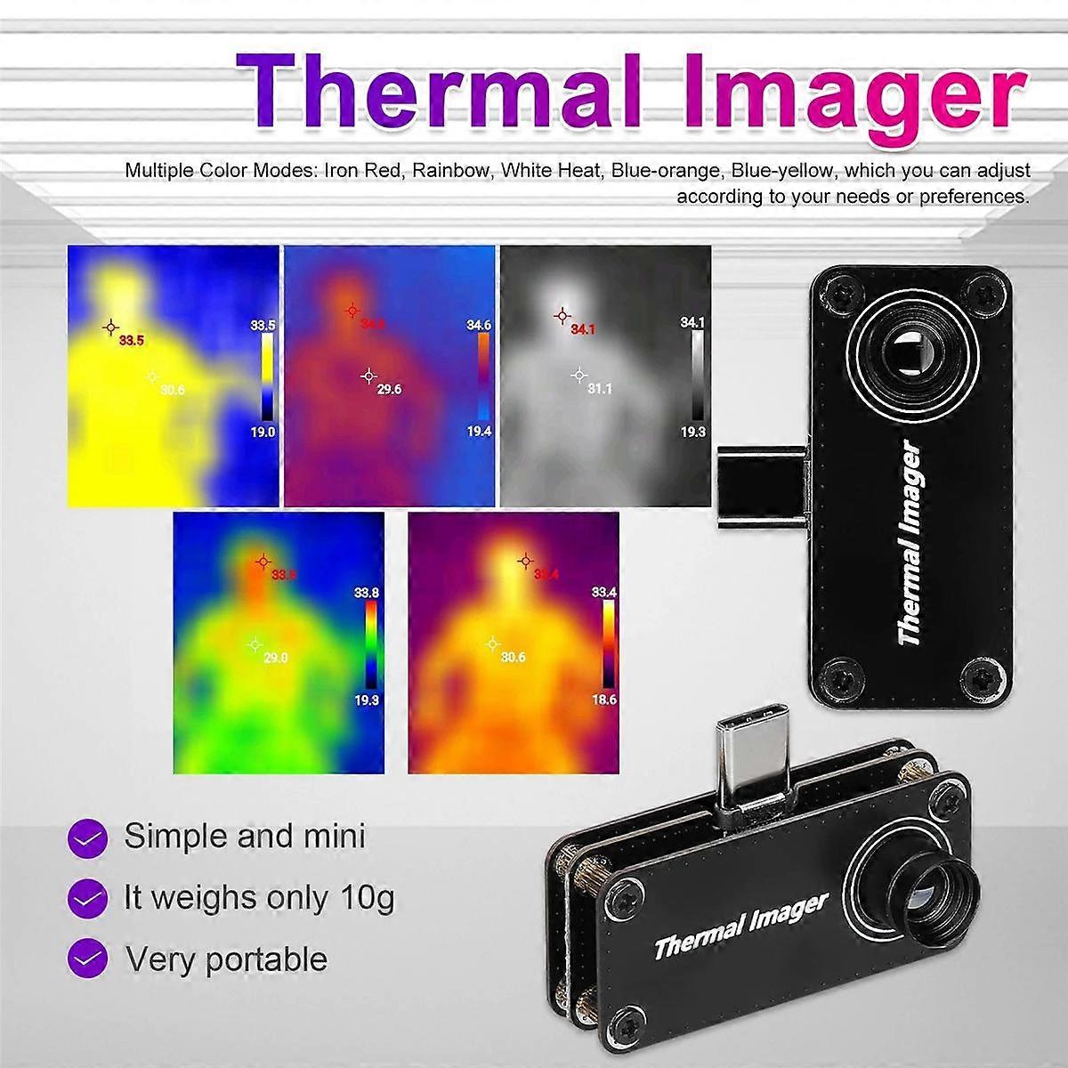 Type-C Infrared Thermal Imager -20-1000 Tempreature Measuring Meter ...