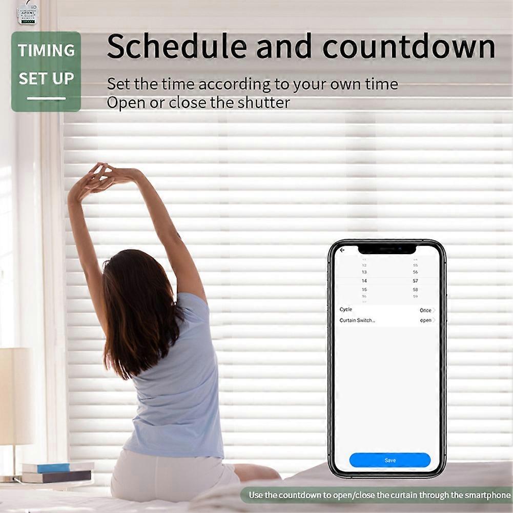 Tuya Smart Curtain Switch WiFi 433Mhz Roller Shutter Blinds Control ...