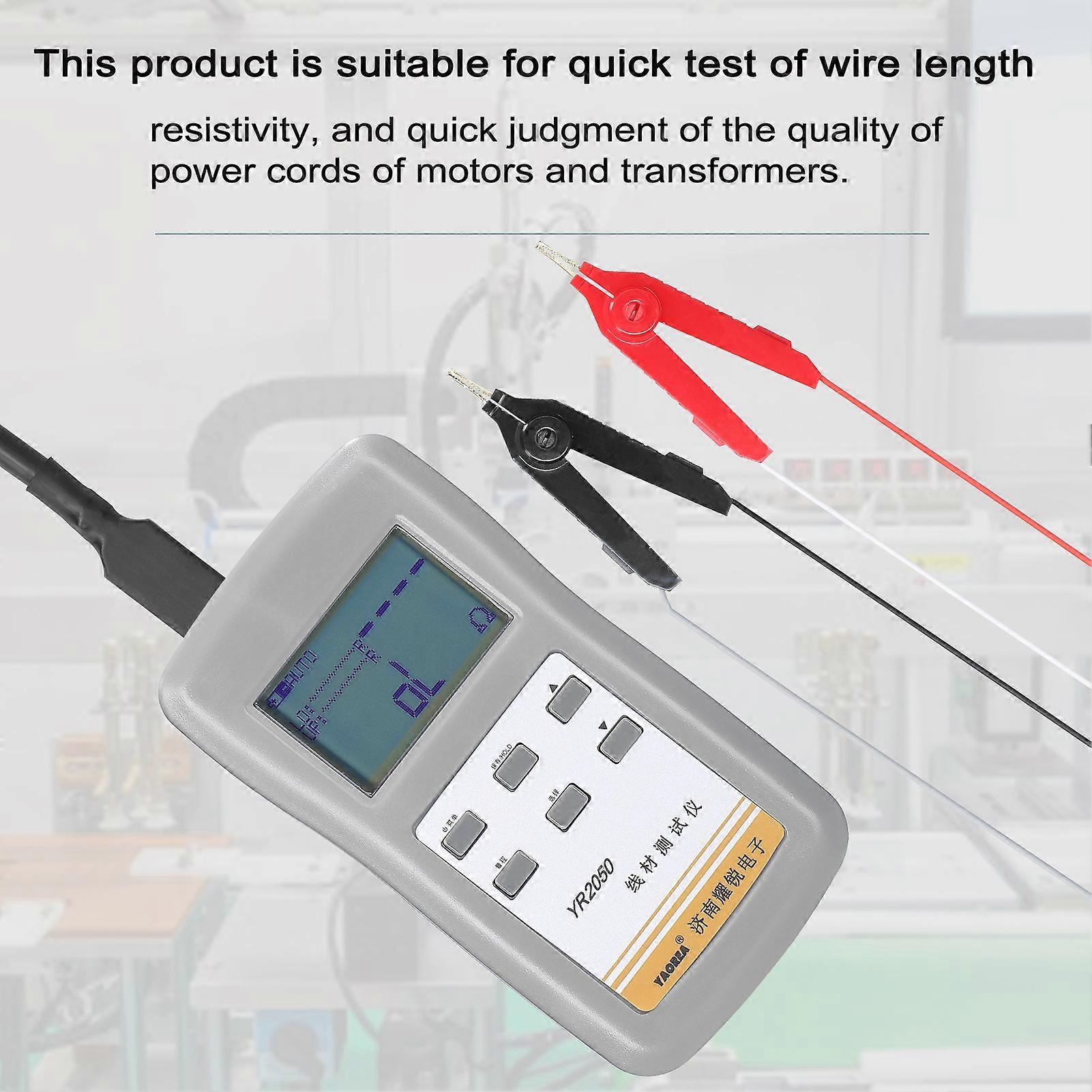 YAOREA YR2050 Handheld Portable High Accuracy 4-Wires Milliohm Meter ...