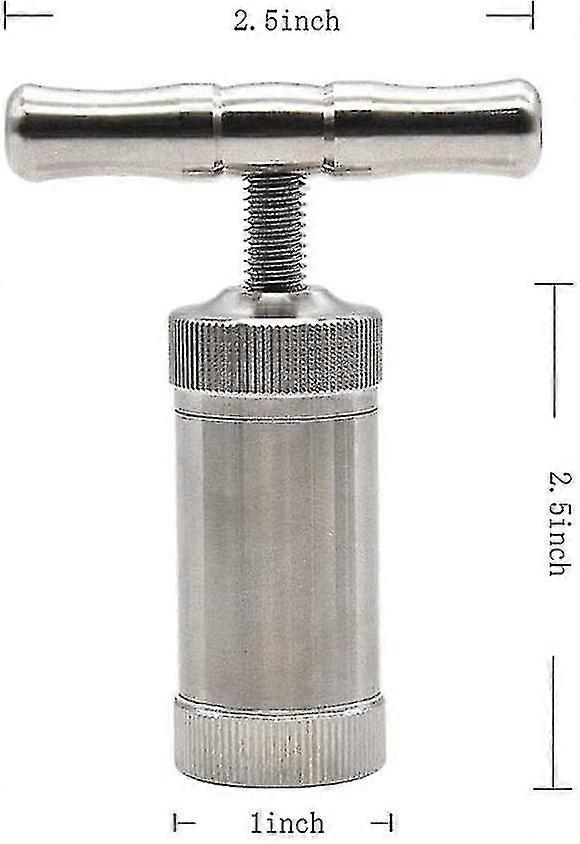 Stainless Steel Pollen Press T Press Handle Tool Heavy Duty Durable 100 ...