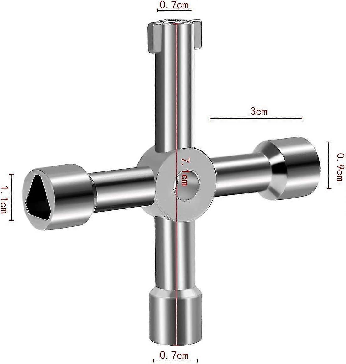 Utility Key, Radiator Exhaust Four Way Multi Function Open Key For Gas ...