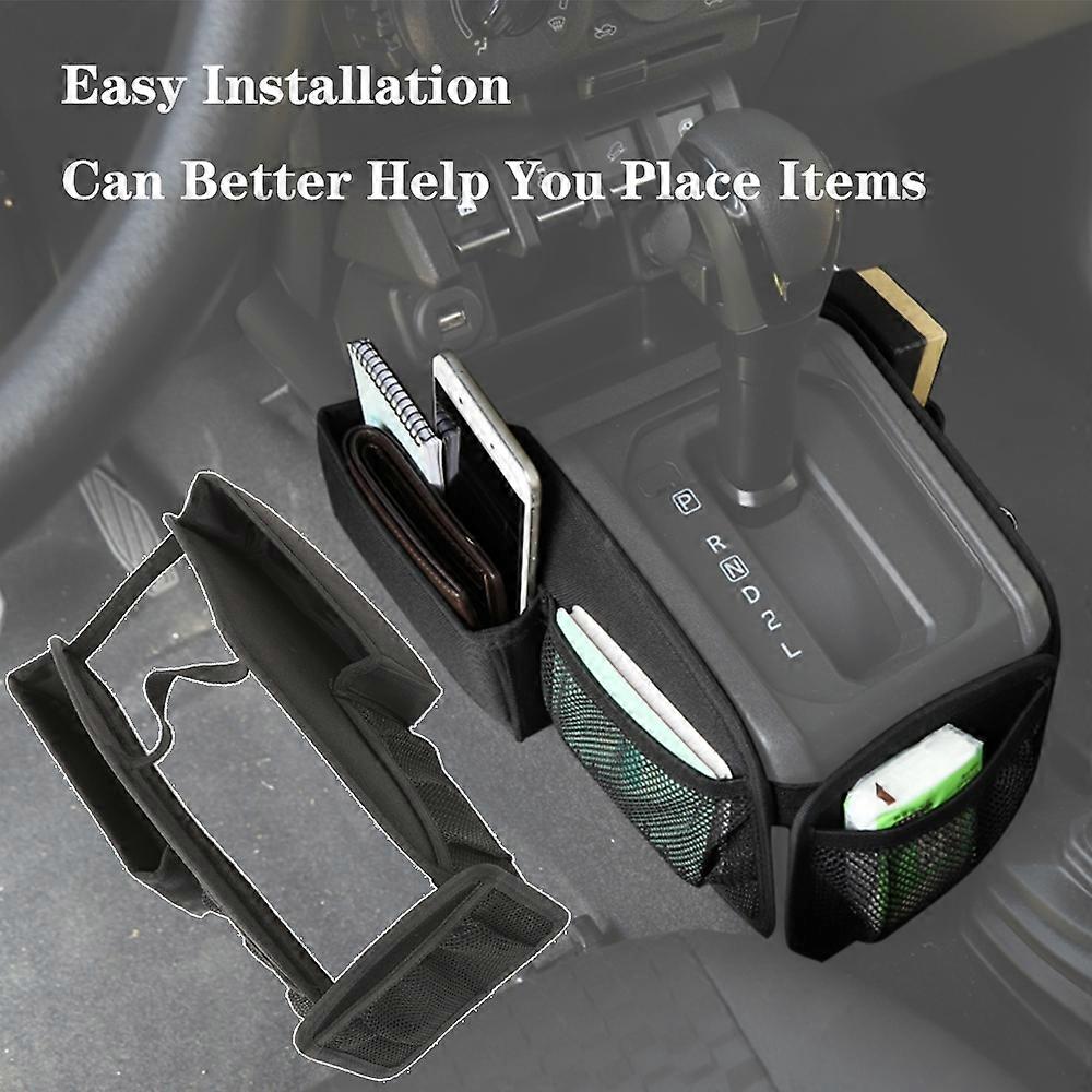 Car Gear Shift Storage Bag Organizer Tray for Suzuki Jimny 2019 2020 2021 2022 2023 JB64 JB74 ...