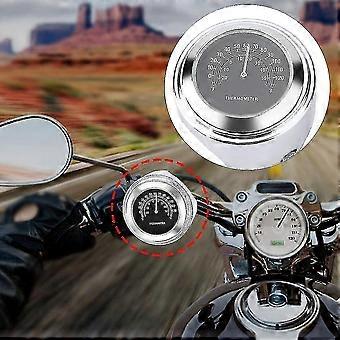 Motorcycle Handlebar Thermometer, 22-25mm Waterproof Motorcycle ...