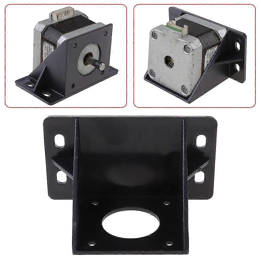 Plastic Bracket For Nema 17 42 Stepper Motor Bracket Black Plastic ...