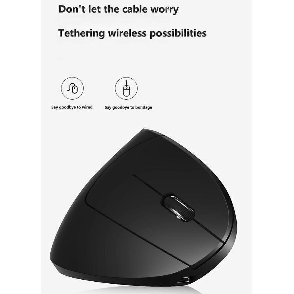Vertical Mouse 2.4G RGB Wireless Ergonomic Gaming Mice 800 1200 1600 ...