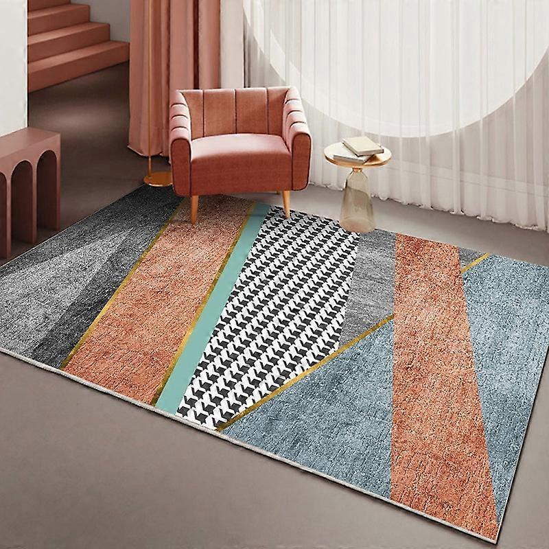 Modern Printed Hall Carpet In The Living Room Bedside Rugs For Bedroom ...