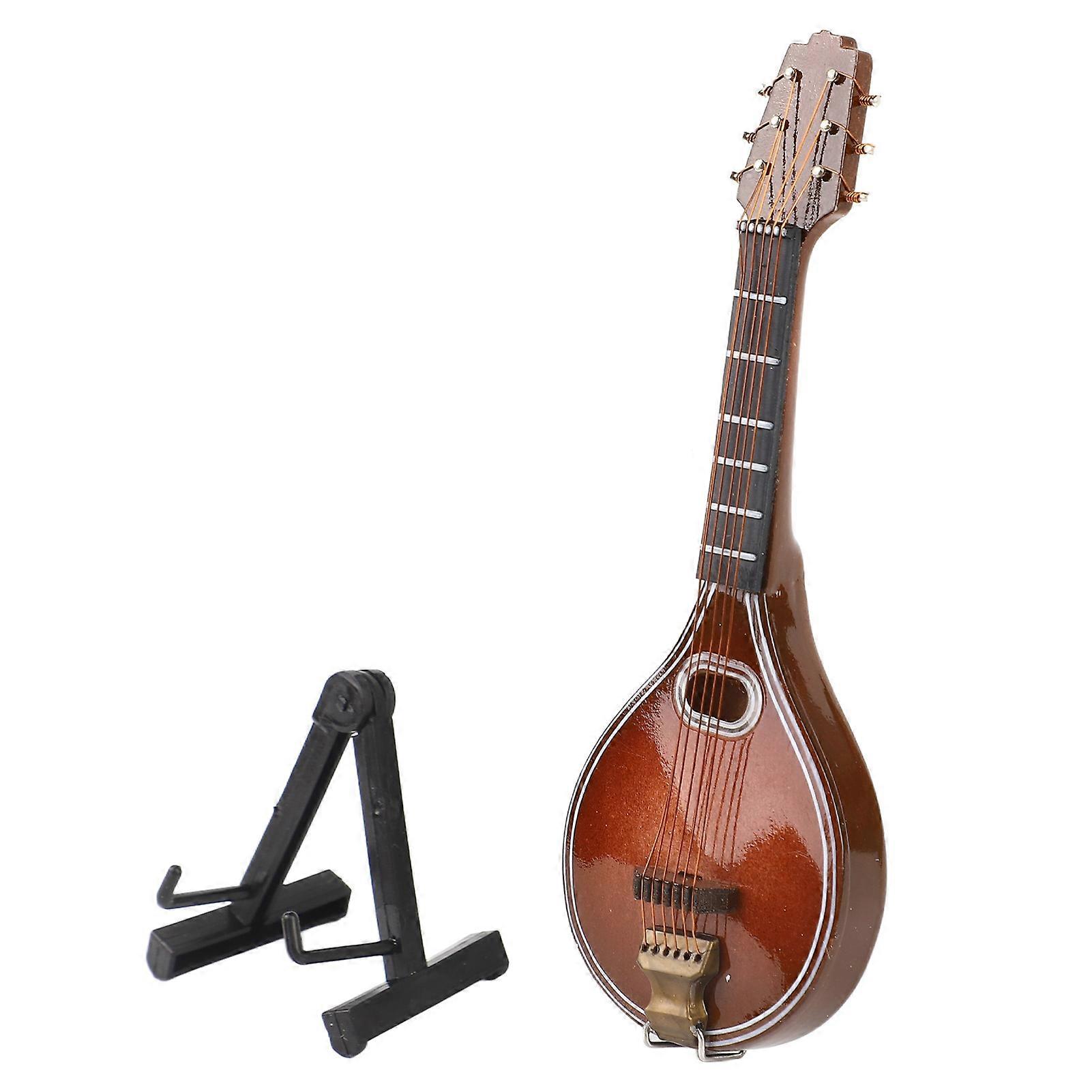 Mini Mandolin Instrument Space Saving Elegant Handmade 8 Strings ...