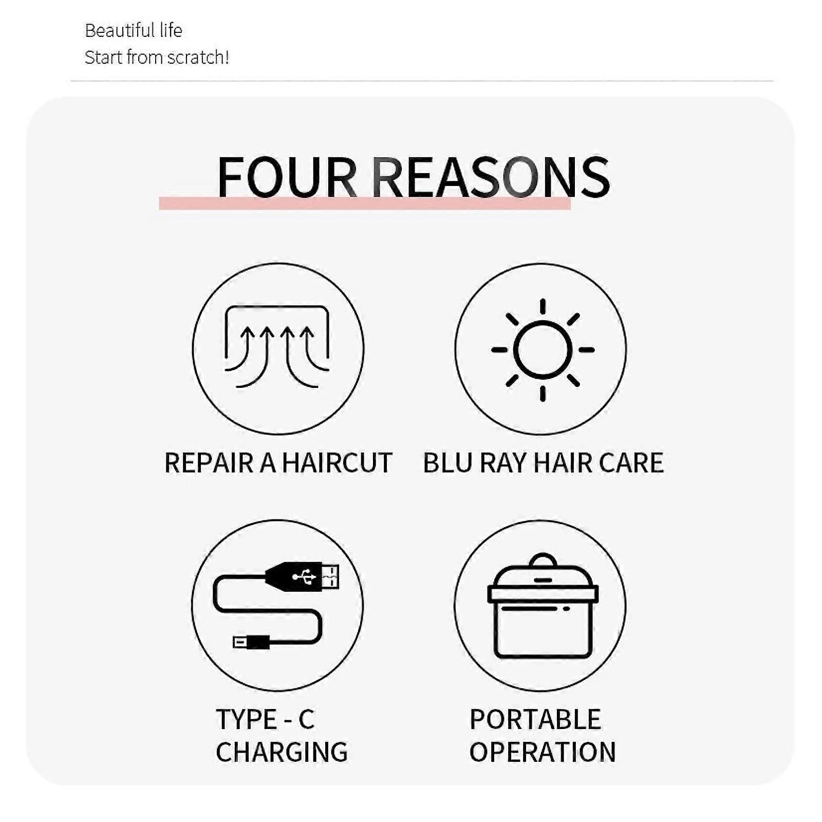 Hair Split Ends Trimmer Hair Clipper for Straight Brittle Split Ends ...