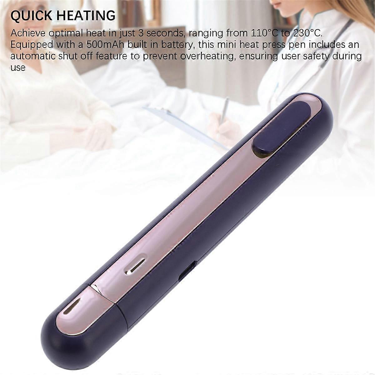 Mini Heat- Pen Achieve 3 Sec Optimal Heat for DIY Compact Design,Seal ...