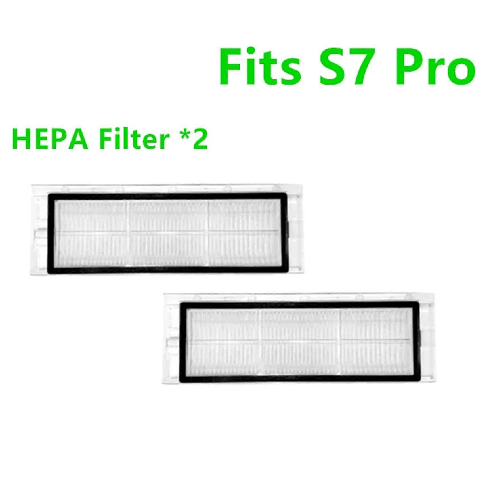 Roll Brush Side Brush HEPA Filter Mop Cloth Rag for Qihoo 360 S7 Pro ...