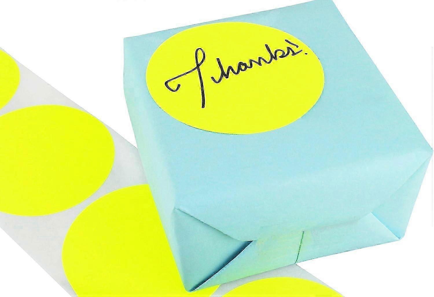 Label 2 Inch Round Removable Color-Code Dot Stickers, 500 Per Roll ...