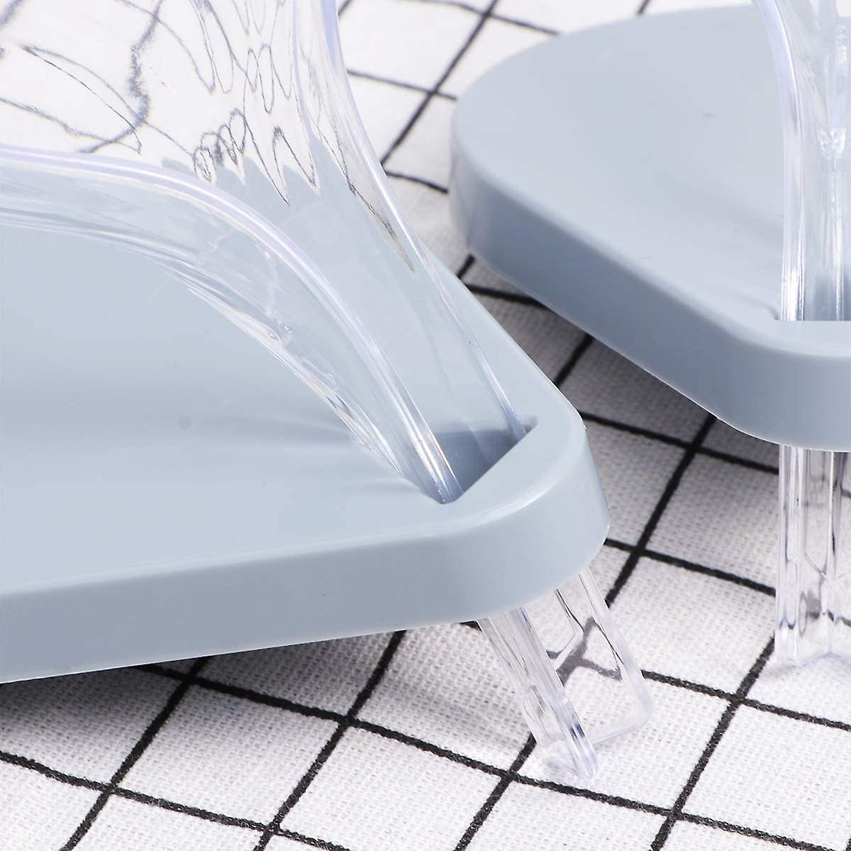 10pcs Soap Dish Holder Soap Drain Tray Soap Box Stand Suction Cup ...