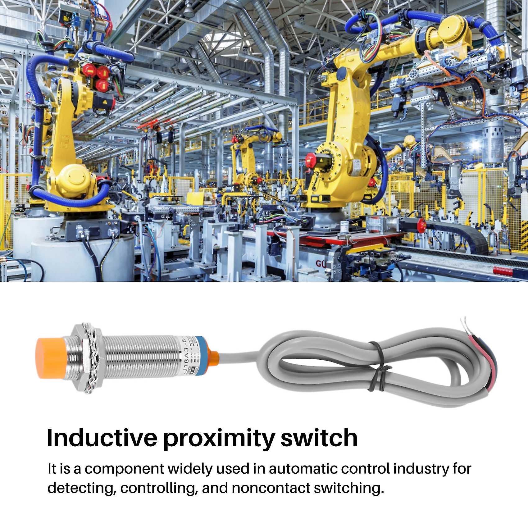 Lj18a3-8-z/bx 8mm Approach Sensor Inductive Proximity Npn No Switch Dc 6-36v | Fruugo UK