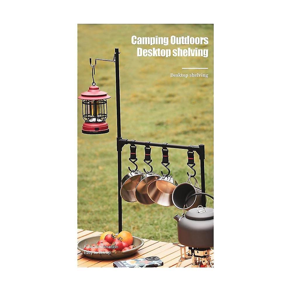 Outdoor Desktop Rack Aluminum Alloy Picnic Multi-purpose Shelf Camping ...