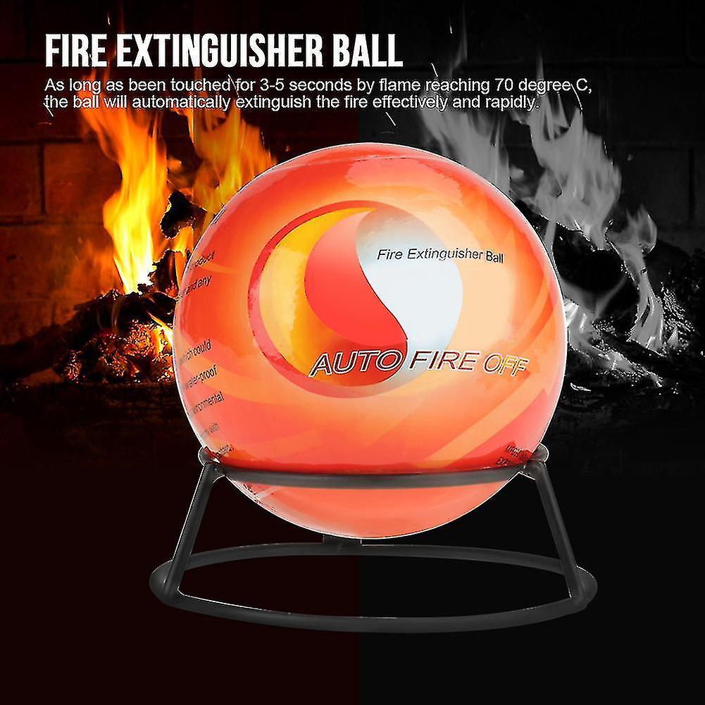 Fire Extinguisher Ball Easy Throw Stop Fire Loss Tool Safety (1.3kg ...