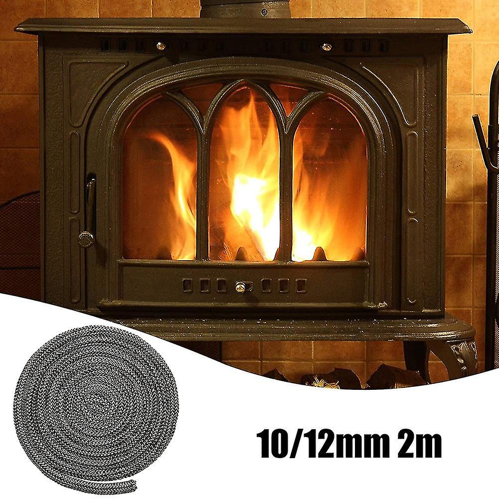 681012mm Black Stove Fire Rope Fiberglass Rope Seal 2m Length Wood ...