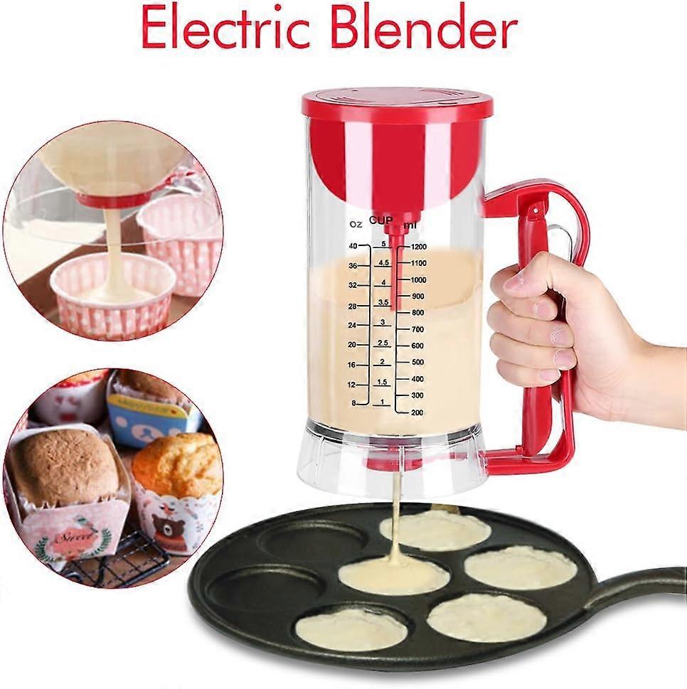 Electric Stirring Batter Dispenser Cordless Powered Mixer Separator ...