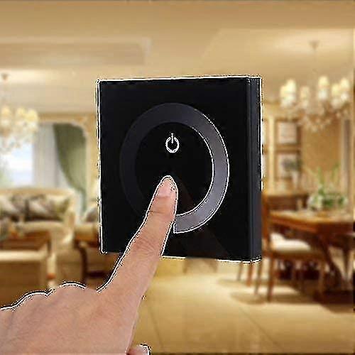 Dc 12v24v Dimmer Switch Wall Mount Touch Panel Controller, Monochrome ...