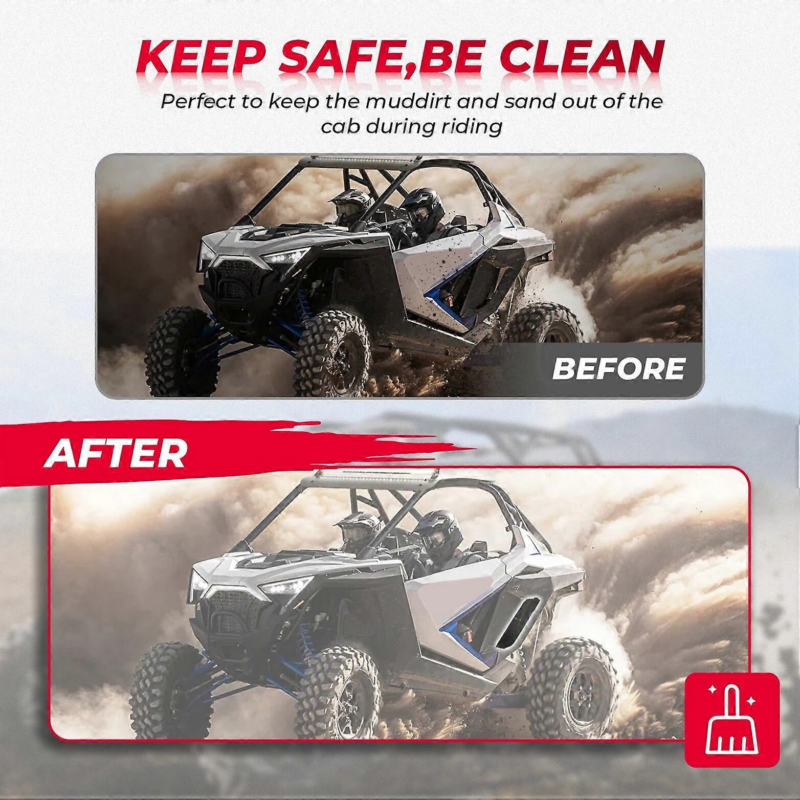 Utv Metal Wide Fender Flare Set Heavy-duty Rear Fender Flares ...