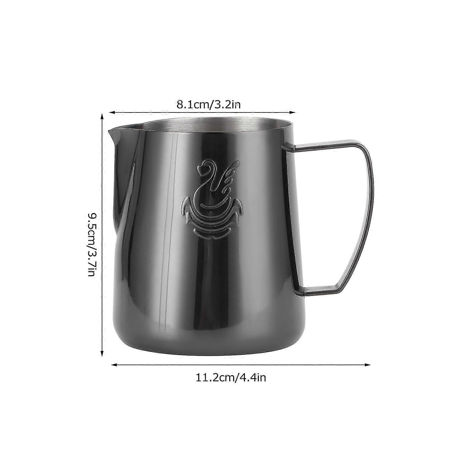 400ml Milk Frothing Pitcher 304 Stainless Steel Coffee Cup Mug Latte ...