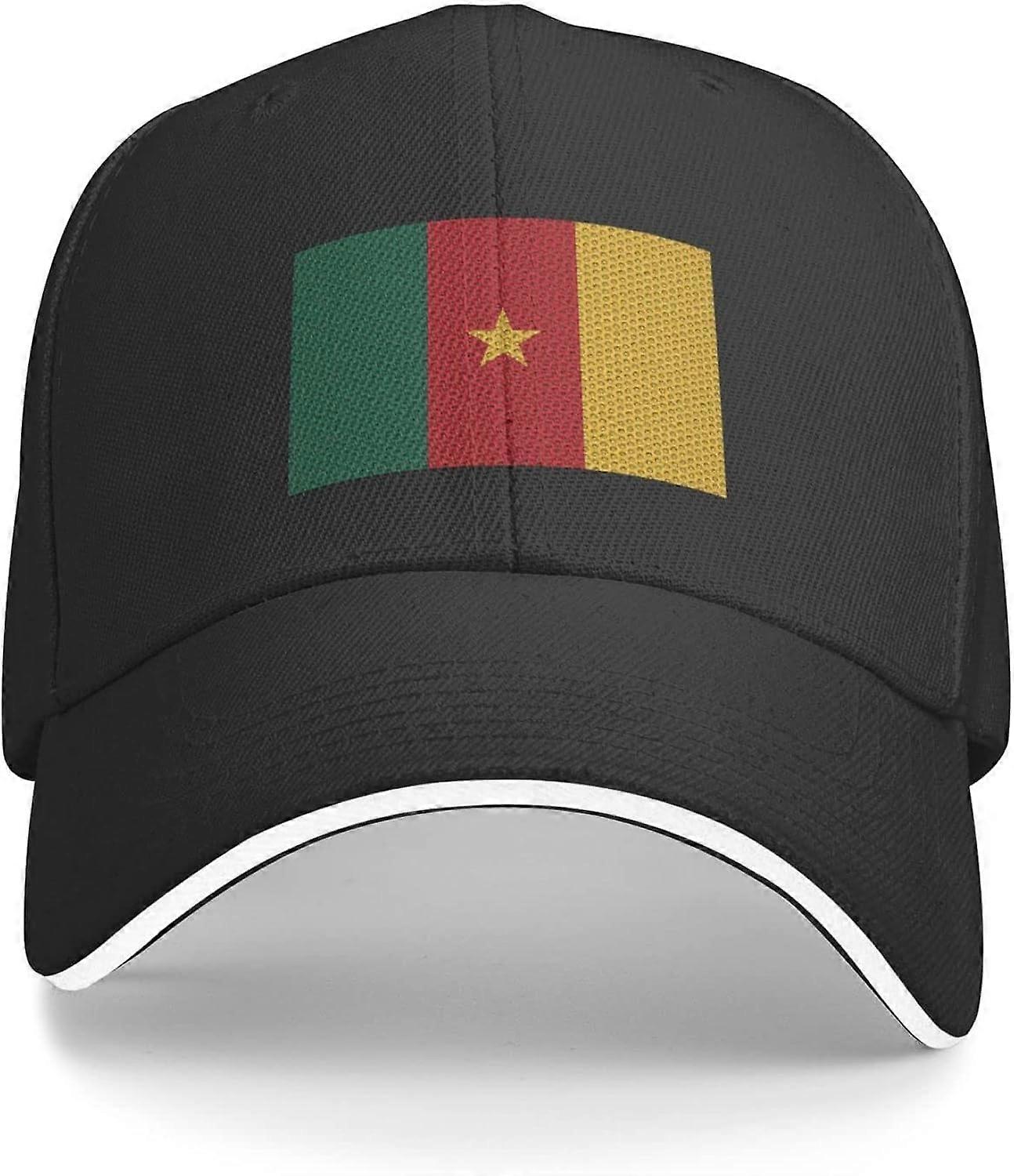 yx3967 Flag of Cameroon Breathable Adjustable Sports Hat,Washable Sun ...