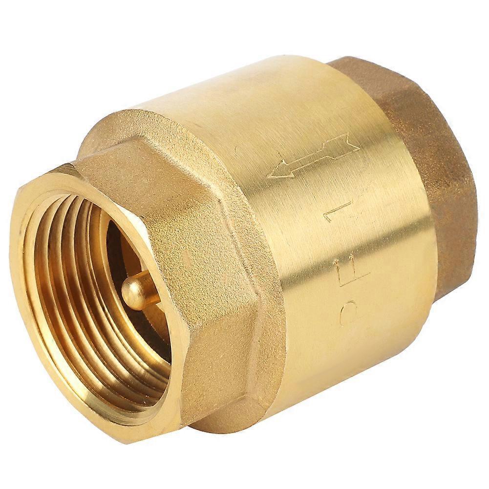 High Accuracy Brass Threaded One Way Non Return Check Valve For Water ...