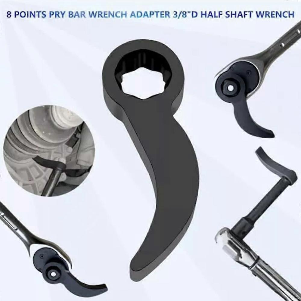 Crowbar Adapter Head Tools, Wrecking Bar Pry Bar Wrench Head Fits On 3/ ...