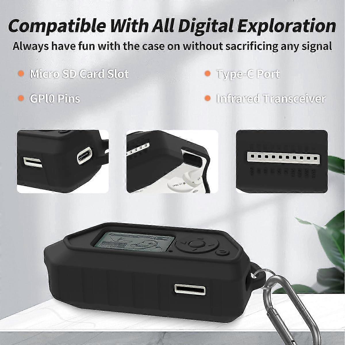 Silicone Case For Flipper Zero, Soft Silicone Protective Case Cover For Flipper Zero Accessories ...