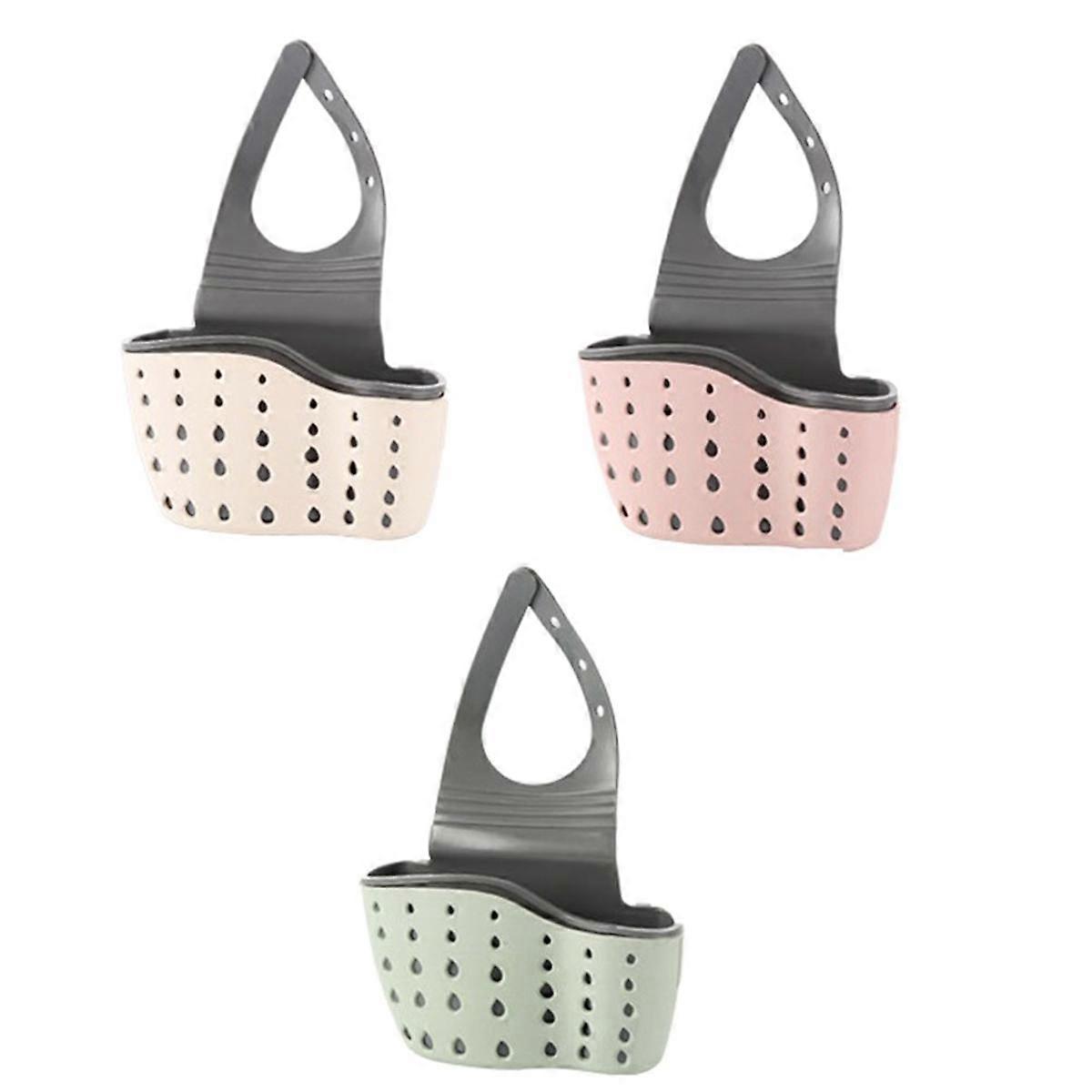 Hanging Basket, Sink Sponge Rack, Sink Organizer, Silicone Storage Box ...