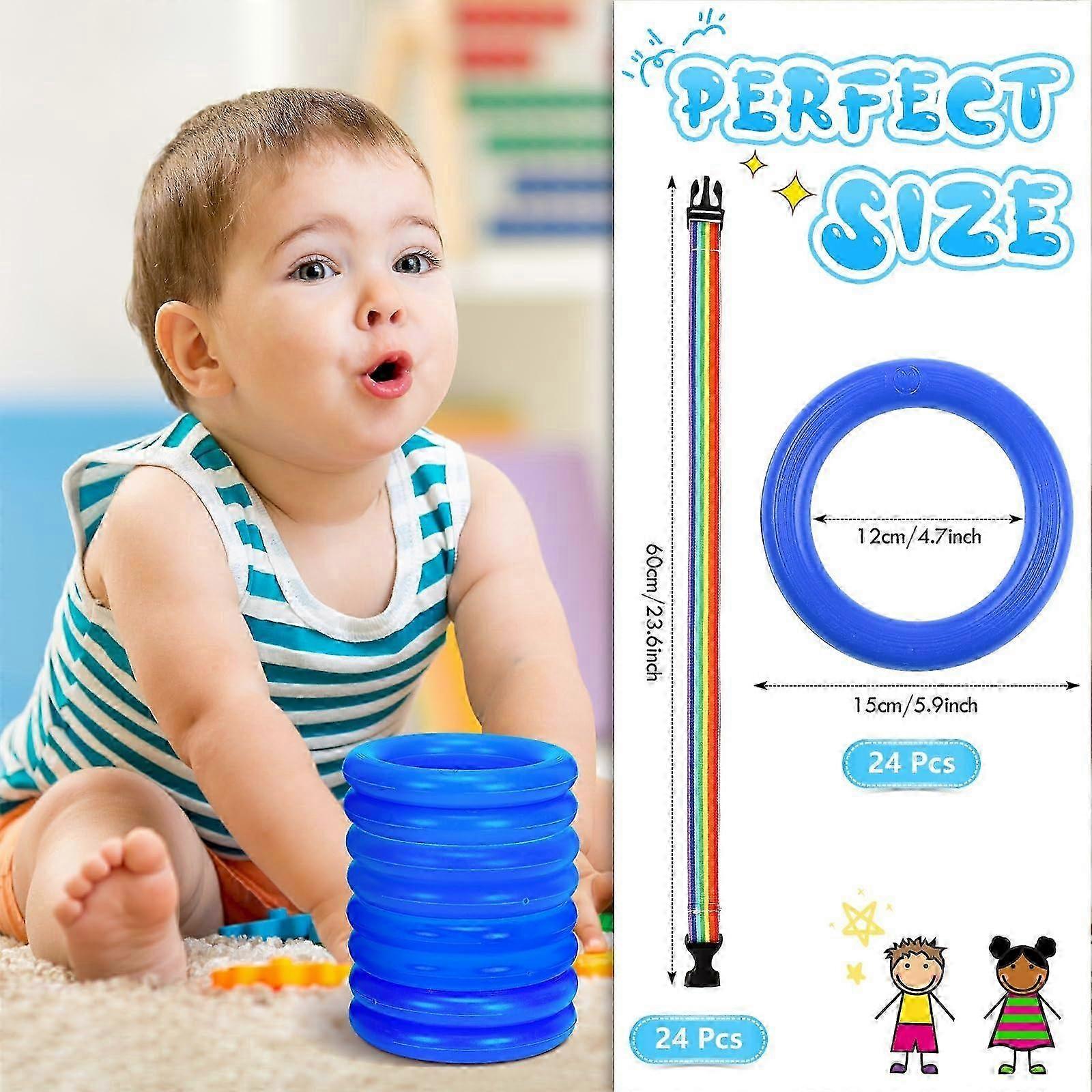 24 Sets Walking Rope for Preschool Toddlers Safety Walking Rope Kids ...