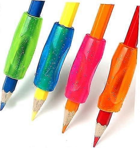 8pcs For Pen Finger Holder Rubber Plastic Writing Aid Writing Corrector ...