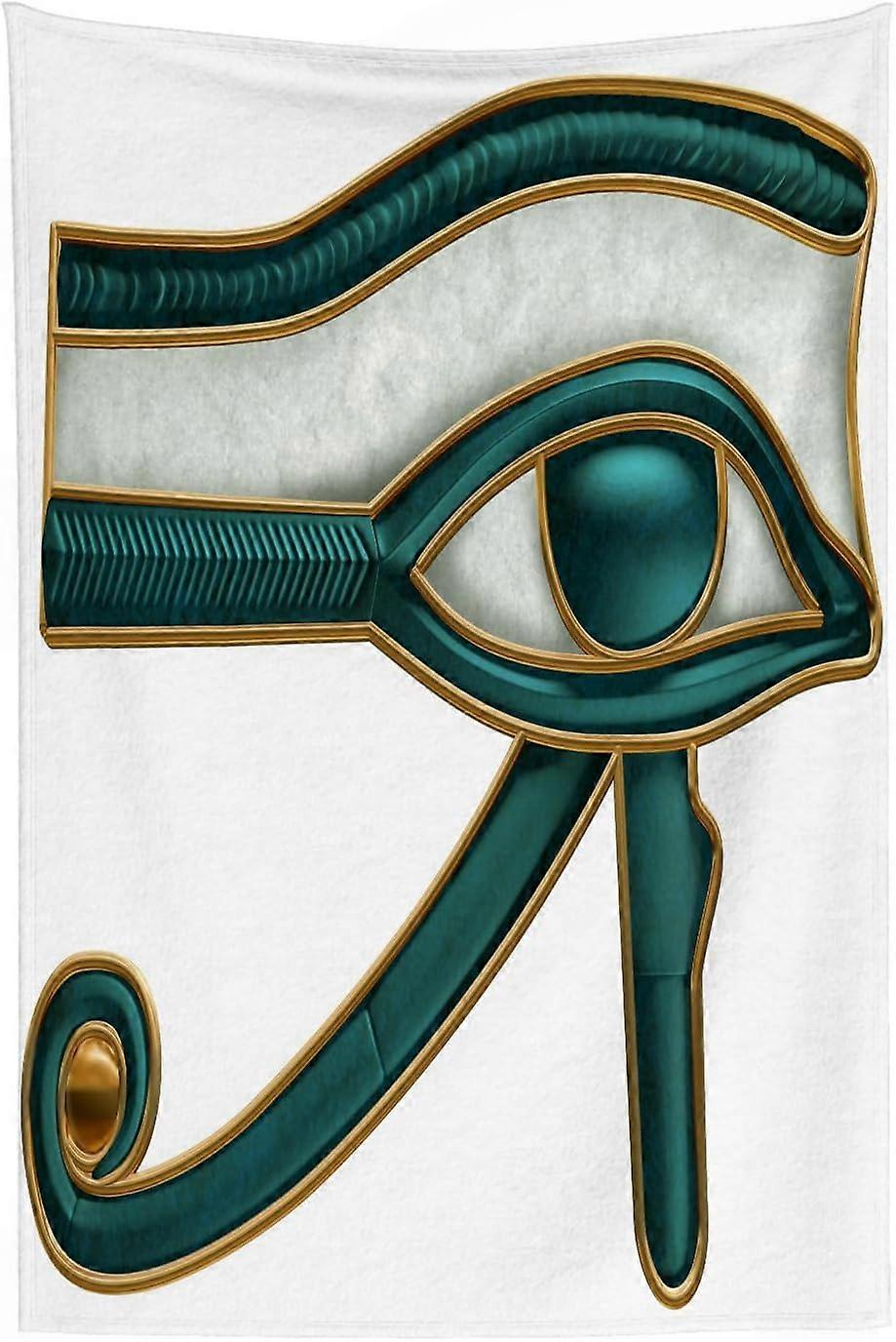 varm blød illustration af det gamle egyptiske øje af horus symbol kaste ...